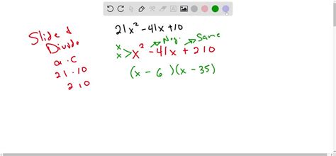 Factor Each Trinomial Completely See Examples 1 Through 5 21 X2 41 Factor Each Trinomial Completely See Examples 1 Through 5 21 X2 41