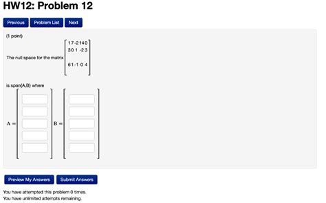 solved hw12 problem 12 previous problem list next 1 point