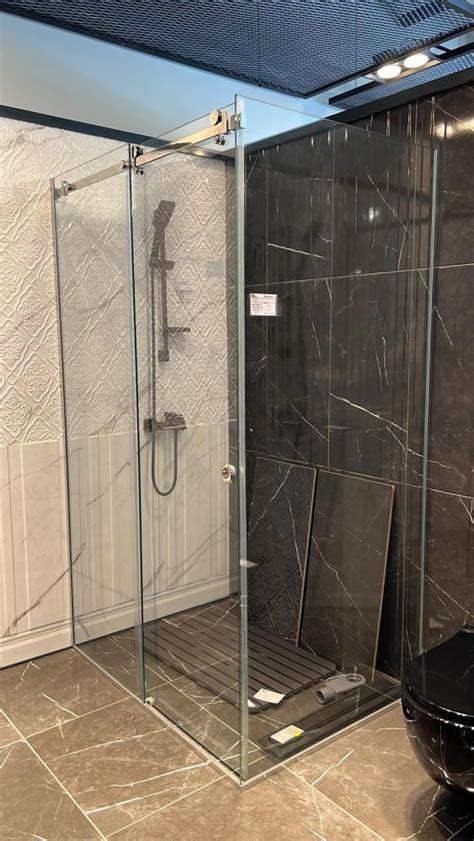 Askılı Duşakabin üstten Raylı Sürgü Banyo Dusakabin