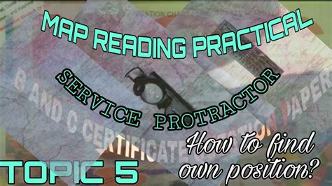Map Reading Practical Protractor Topic 5 Ncc Classes Ncc Bandc