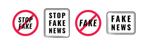 가짜 뉴스 스탬프 디자인 Tv 및 소셜 미디어에서 가짜 뉴스를 중지하십시오 가짜 및 허위 정보를 중지하십시오 벡터 일러스트 레이 션 개념에 대한 스톡 벡터 아트 및 기타