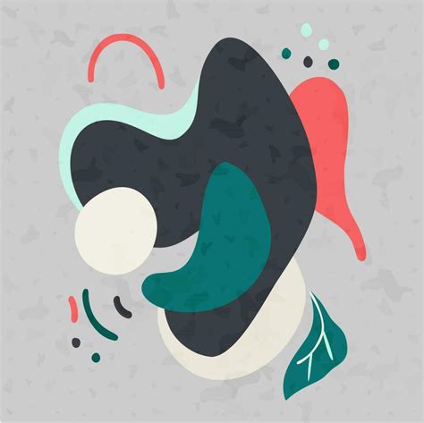 Geometric Organic Shape Wallpaper Vector Illustrations Abstract Background 25006077 Vector Art