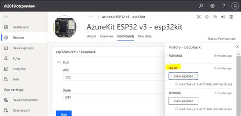 Azure IoT Device Offline Commands Issue Stack Overflow