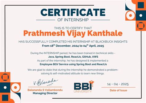 Internship Springboot Sql Git Fullstackdevelopment Mentorship Learningjourney Prathmesh