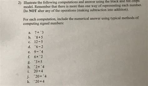 Solved Illustrate The Following Computations And Answer Chegg