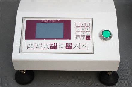 Plastic Particle Melt Flow Index Tester With Dual Sensor Configuration
