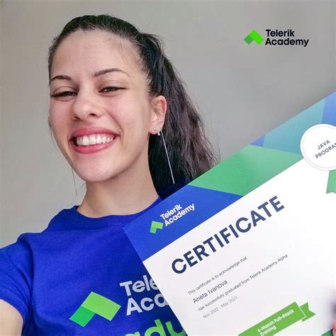 Telerik Academy On Linkedin Анета Иванова избира ИТ сектора за своето професионално развитие а