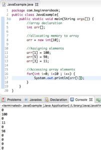Data Structure Array