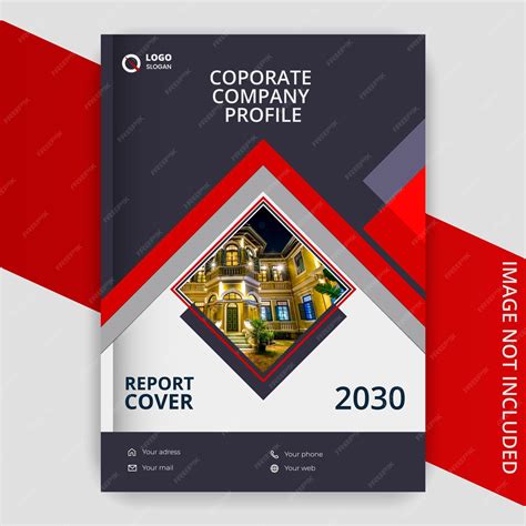 Premium Vector Annual Report Book Cover Design Templates