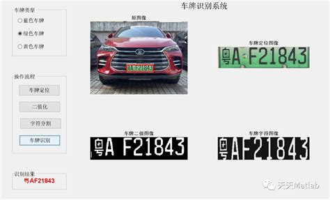 【图像识别】基于模板匹配实现蓝色、绿色、黄色车牌识别附matlab代码 基于matlab车牌的颜色识别 csdn博客