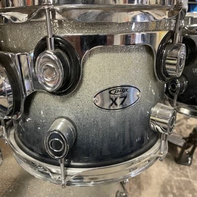 PDP X Piece Drum Set Hardware Cymbals Silver Reverb