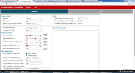 AWR Change Sensor Configuration Sensors Forum Sensors TI E E Support Forums