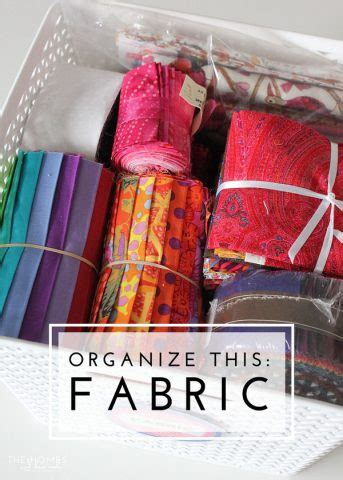 organize this fabric the homes i have made
