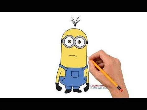 How To Draw A Minion Dave Step By Step