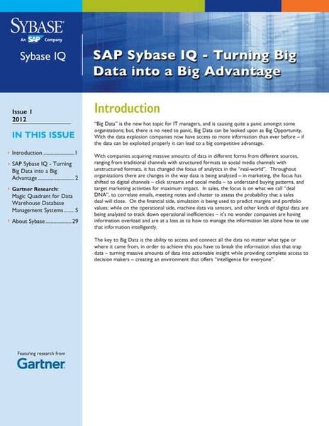 Sap Real Time Data Platform With Sybase Support