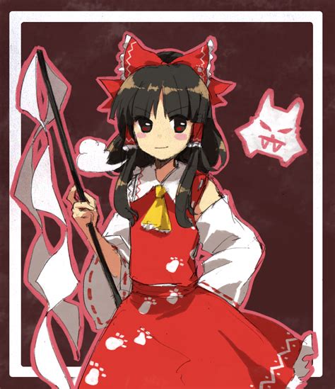 Kaigen 1025 Hakurei Reimu Wolf Spirit Touhou Touhou Unfinished