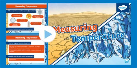 measuring temperature teacher made twinkl