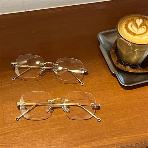 토트 긱시크 사각무테 안경 여자 남자 투명 티타늄 안경테