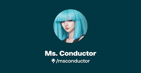 Ms Conductor Instagram Linktree