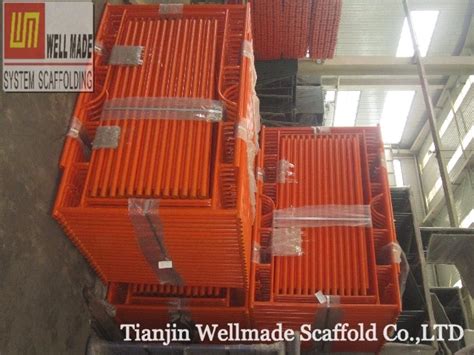 Construction Formwork Walking Ladder Frame H Frame Support Scaffolding