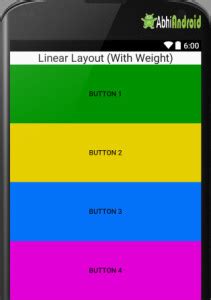 Linear Layout Tutorial With Examples In Android Abhi Android