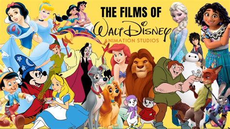 Every Disney Classic Or The Movies Of Walt Disney Animation Studios