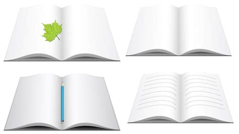Premium Vector Vector Books Set