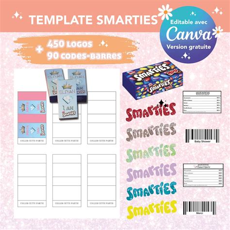 Smarties Packaging Template Smarties Custom Template Smarties Custom Smarties Logo And