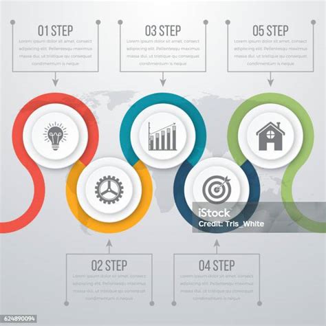 회사연혁 벡터 3d 인포그래픽 0명에 대한 스톡 벡터 아트 및 기타 이미지 0명 3차원 형태 곡선 Istock