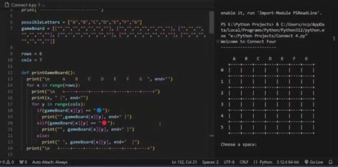 Piyush Panwar On Linkedin Python Gamedevelopment Coding Connect4 Project
