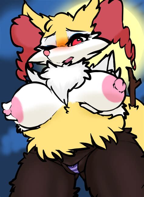 Rule 34 Absurd Res Anthro Big Breasts Black Body Blush Braixen