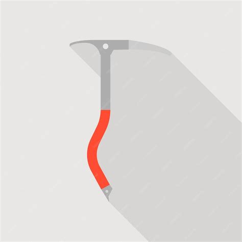 Premium Vector Ice Axe Icon Flat Illustration Of Ice Axe Vector Icon