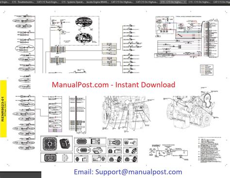 Cat Truck Engine C15 Manual Schematic Electrical And Troubleshooting