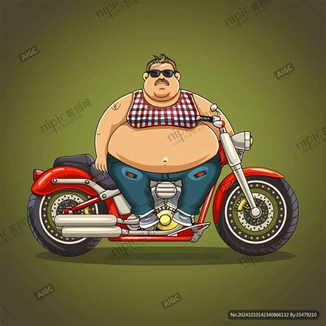Ai创作图卡通胖大叔 小胖子插画头像 卡通大叔骑手头像 卡通胖叔叔 卡通大叔骑手 潮流胖哥 骑摩托卡通人物 卡通霸气牛大叔 胖子搞笑卡通趣图 卡通胖哥 骑摩托车的小熊 卡通胖胖图片 插画电动车