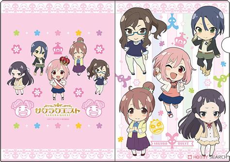 Tvアニメ 「サクラクエスト」 クリアファイル 【b】 キャラクターグッズ 画像一覧