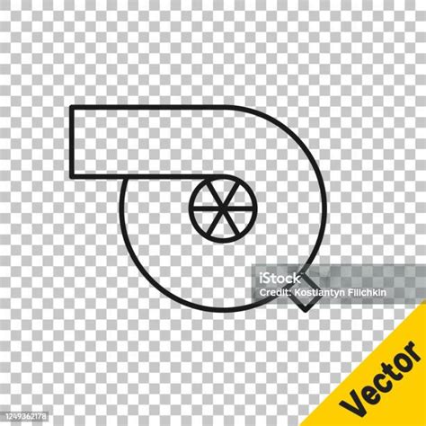 투명 한 배경에 격리 된 블랙 라인 자동차 터보 차저 아이콘 차량 성능 터보 터보 압축기 유도 벡터 일러스트레이션 강철에 대한 스톡 벡터 아트 및 기타 이미지 Istock