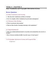 Chapter Tutorial Questions Pdf WEEK CHAPTER Data Visualization And Geographic