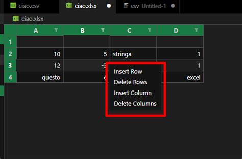 Visual Studio Code CSV E Tabelle Development HTML It