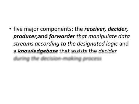 Solution The General Architecture Of A Stream Processing System In Iot