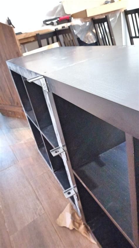 How To Connect Two KALLAX Shelving Units Into One