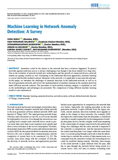 Pdf Machine Learning In Network Anomaly Detection A Survey