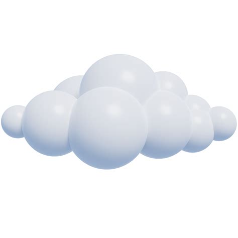 Free White 3d Clouds Cartoon Fluffy Clouds Icon 3d Render Illustration 22538062 Png With