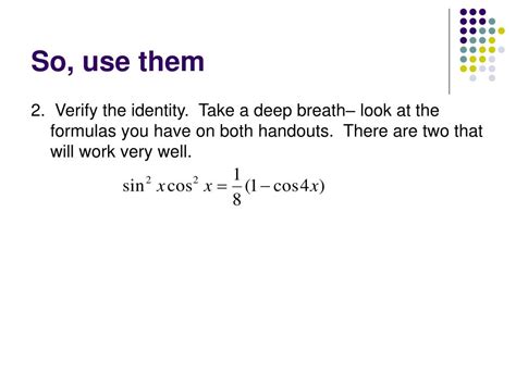 Ppt Multiple Angle Formulas For Sine And Tangent Powerpoint Presentation Id 6763972