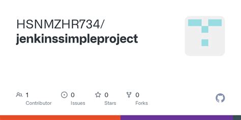 Github Hsnmzhr734jenkinssimpleproject · Github