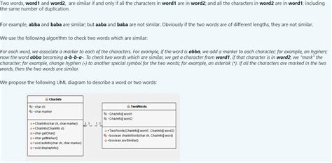 solved two words word1 and word2 are similar if and only
