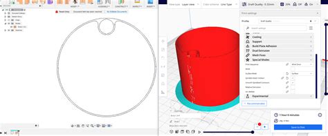 why isn t this extruded closed loop surface spiralizing correctly