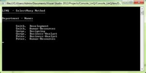 LINQ SelectMany | Learn the Examples of LINQ SelectMany