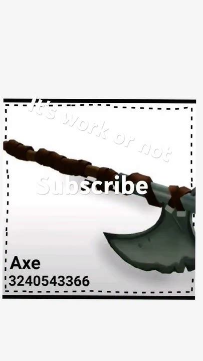 Code For Brookhaven Long Hat And Axe Youtube