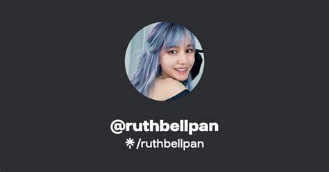 Ruthbellpan Twitter Instagram Tiktok Linktree