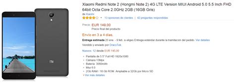 5 sitios dónde comprar el Xiaomi Redmi Note 2